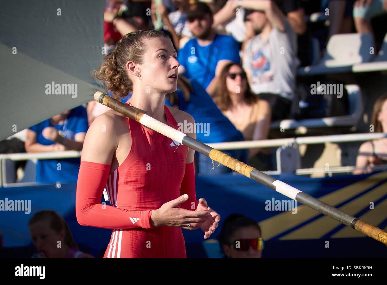 Margot CHEVRIER (FRA), Pole Vault Women during the Meeting de Paris ...