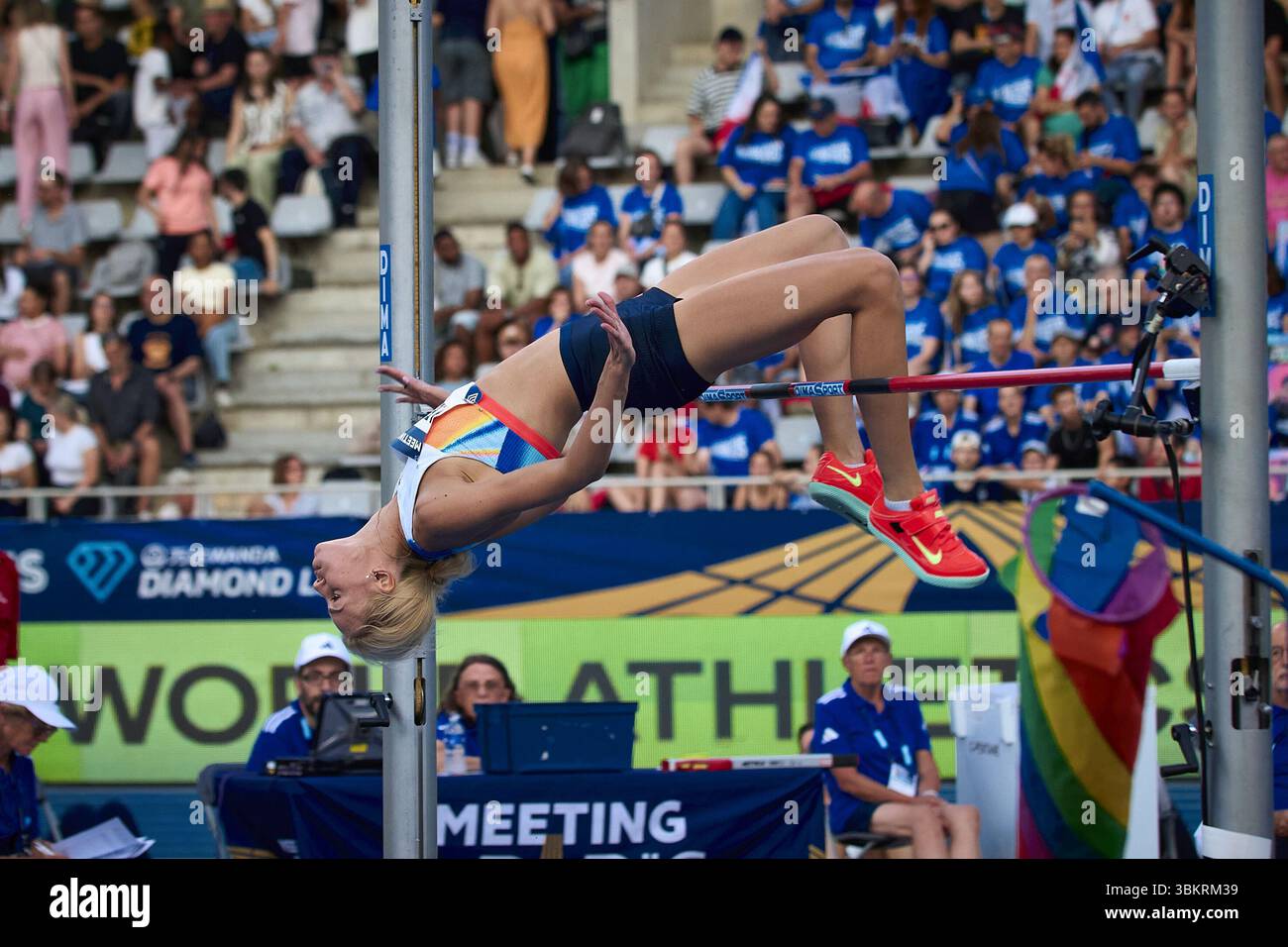 Yuliia LEVCHENKO(UKR), Women's High Jump during the Meeting de Paris ...
