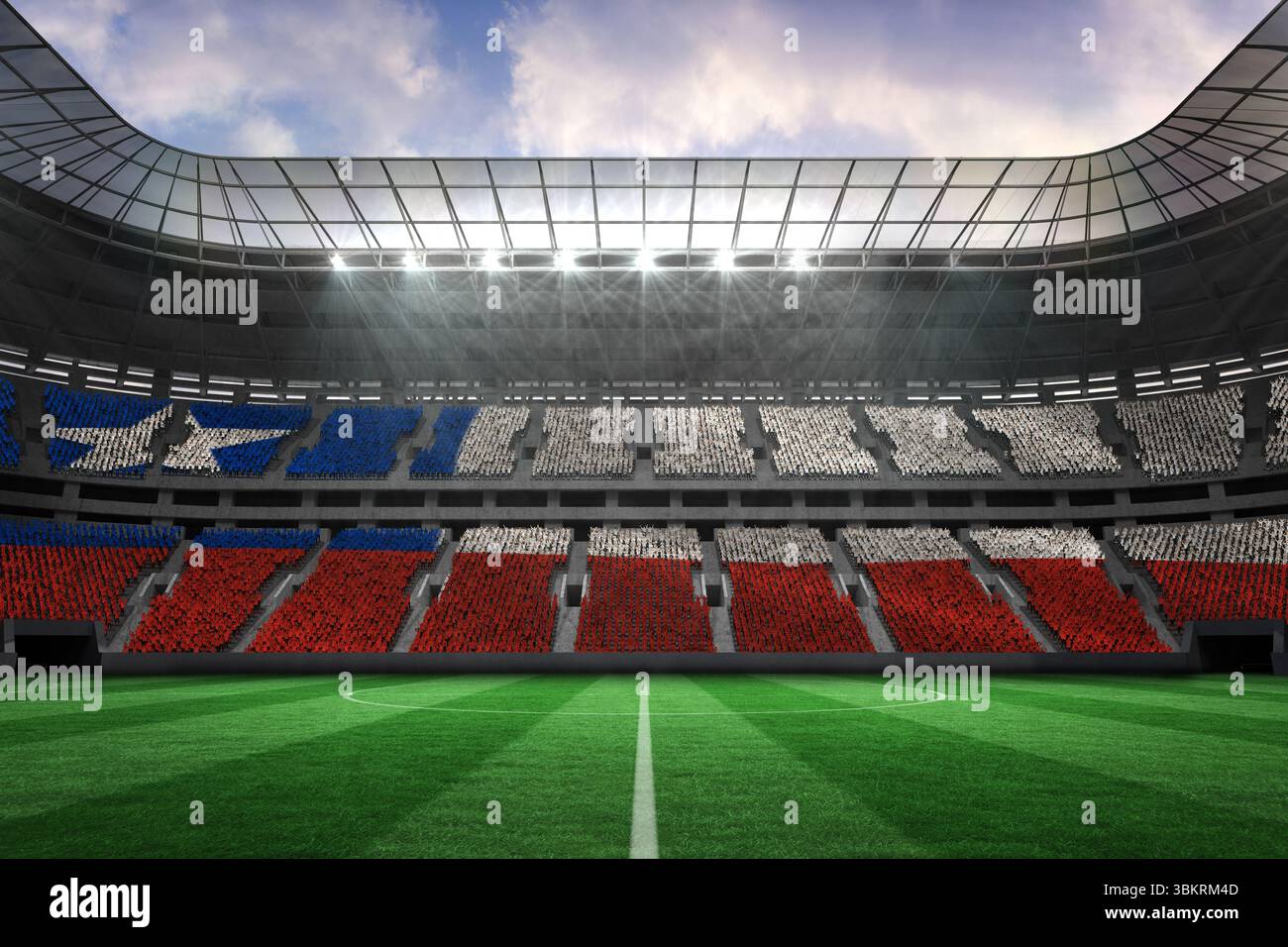 Chile football stadium fans hi-res stock photography and images - Alamy
