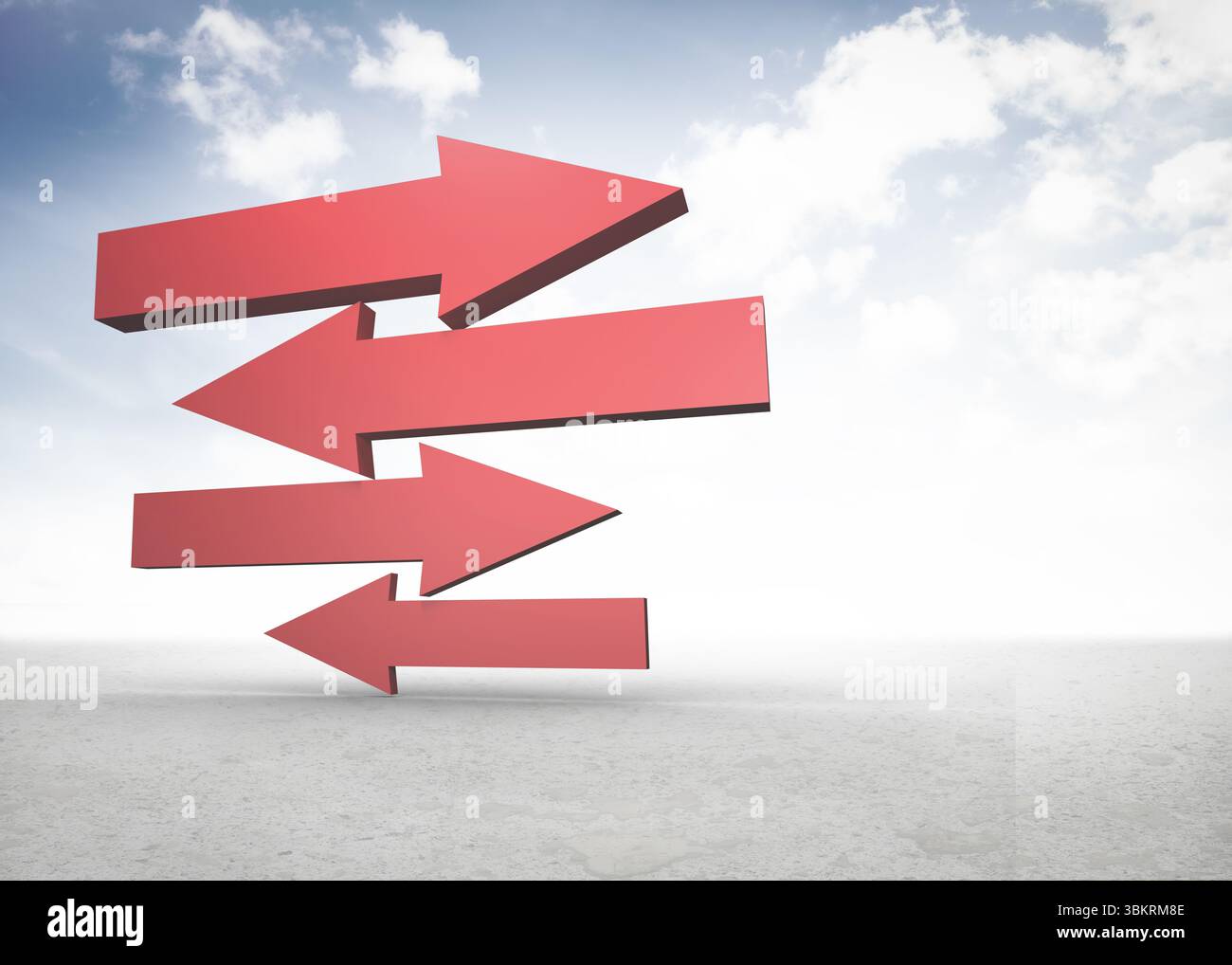 Minimal arrows hi-res stock photography and images - Alamy
