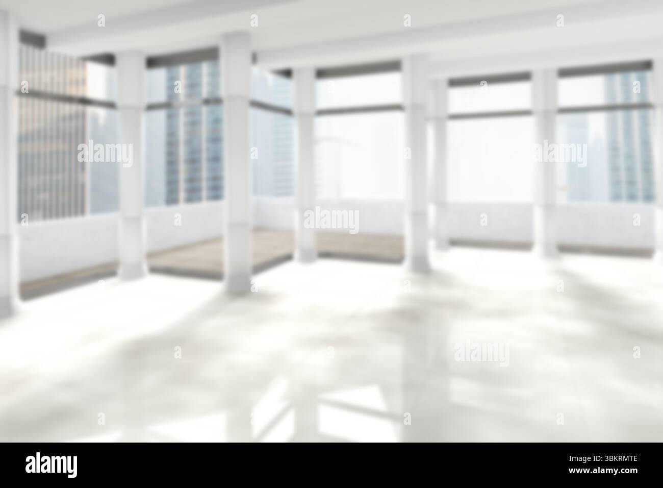 Empty lobby in modern building Stock Photo - Alamy