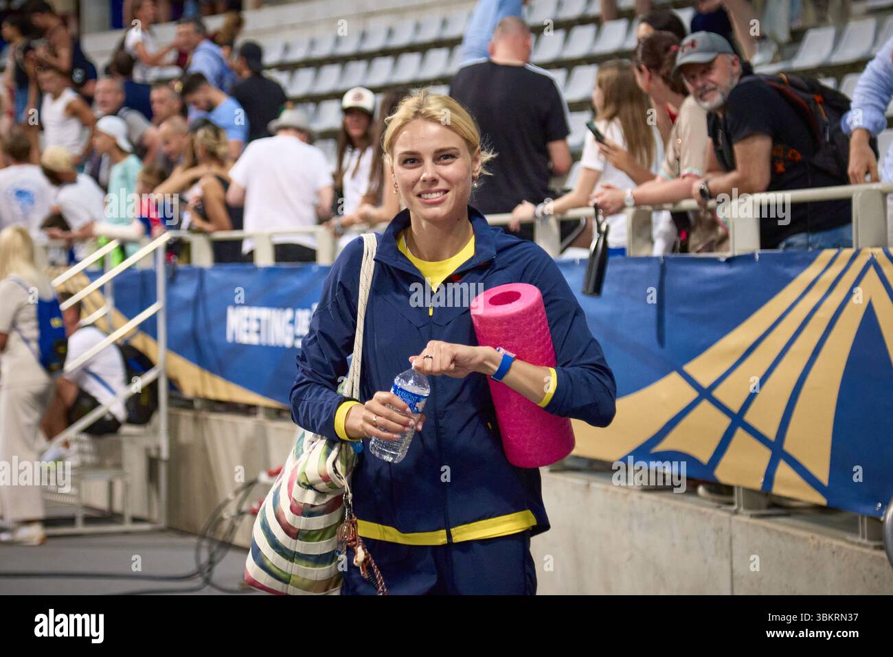 Yuliia LEVCHENKO (UKR), Women's High Jump during the Meeting de Paris ...