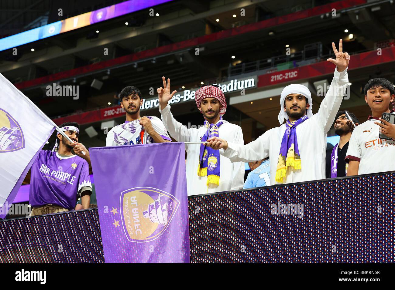 ATLANTA, GA - JUNE 22: fans of Al Ain FC before the FIFA Club World Cup ...
