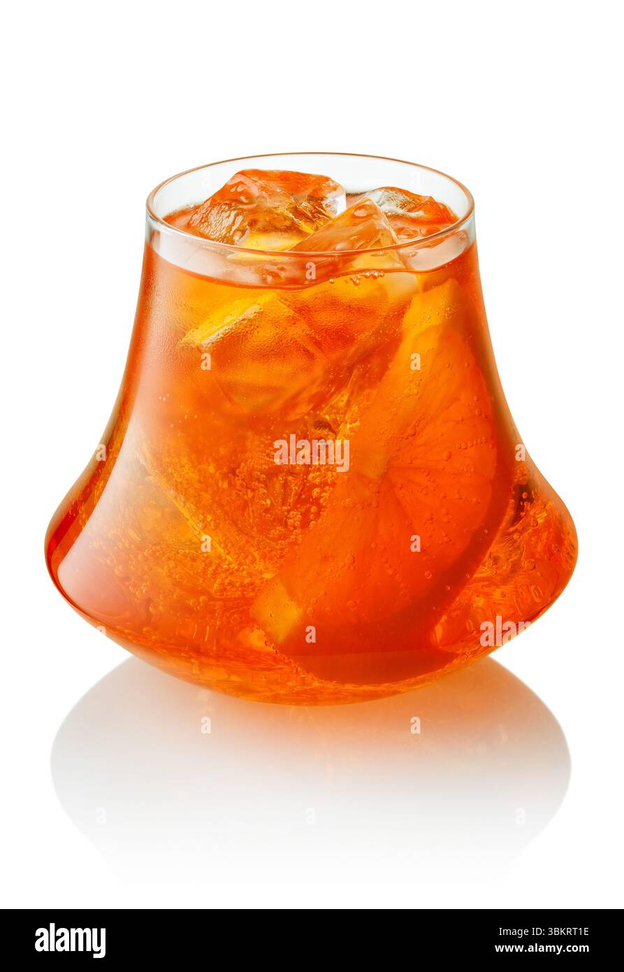 Glass spritz aperitif aperol Cut Out Stock Images & Pictures - Alamy
