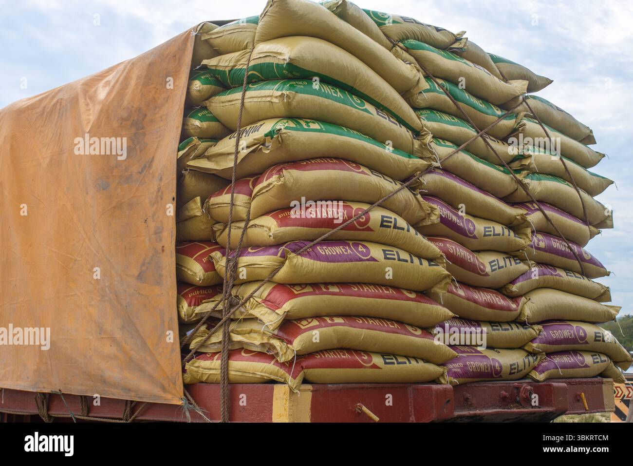 Feed bags in truck hi-res stock photography and images - Alamy