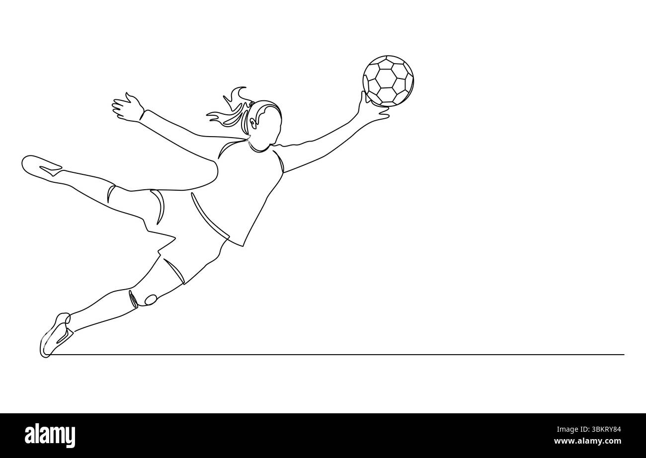 Soccer Player Performing a Bicycle Kick in Action Stock Vector Image ...
