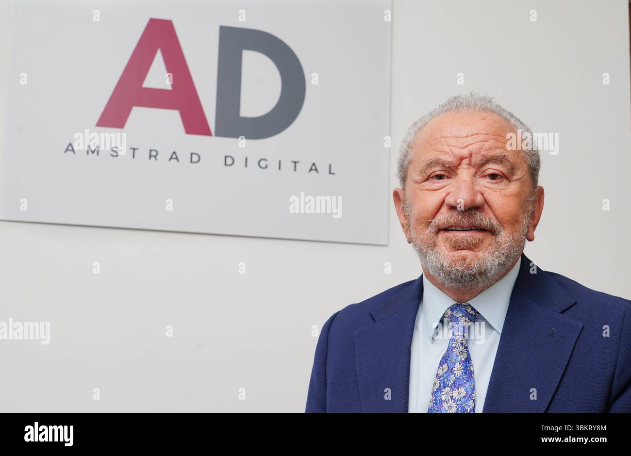 File photo dated 27/02/24 of Lord Alan Sugar set to revive his famous ...