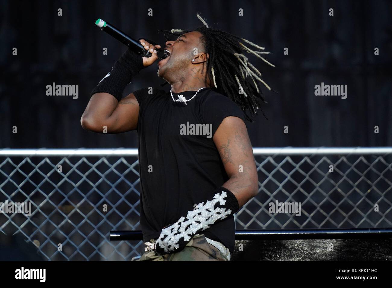 Ken Carson performs during the Summer Smash Music Festival on Sunday ...