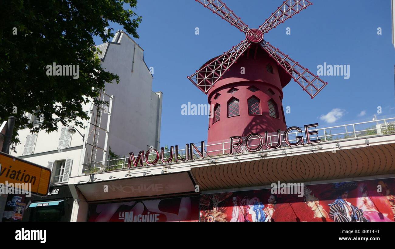 Paris, France 30th May 2025 Moulin Rouge in Paris, France. Photo by ...