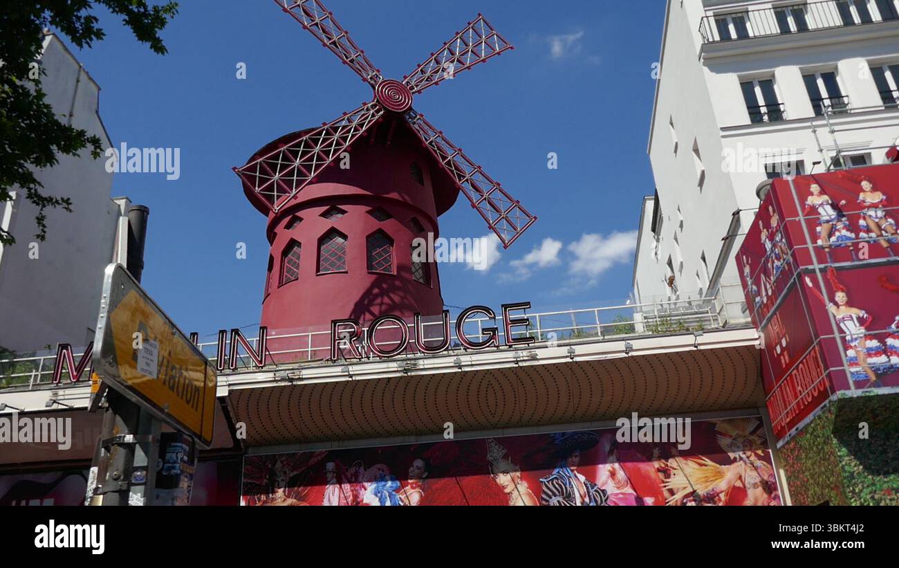 Paris, France 30th May 2025 Moulin Rouge in Paris, France. Photo by ...