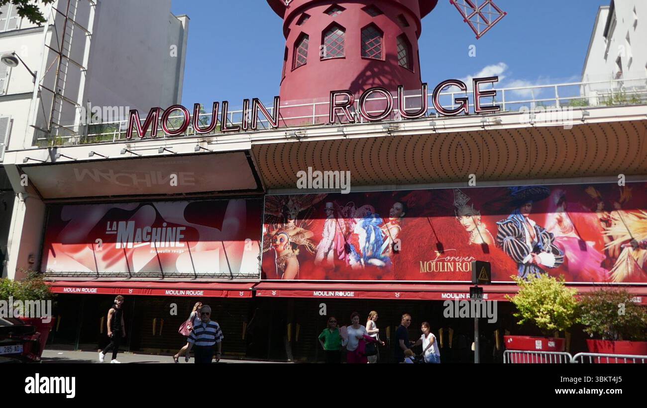 Paris, France 30th May 2025 Moulin Rouge in Paris, France. Photo by ...
