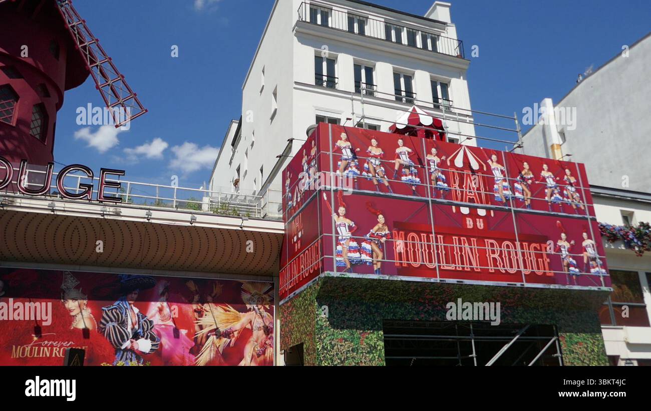 Paris, France 30th May 2025 Moulin Rouge in Paris, France. Photo by ...