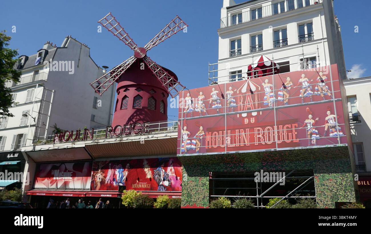 Paris, France 30th May 2025 Moulin Rouge in Paris, France. Photo by ...