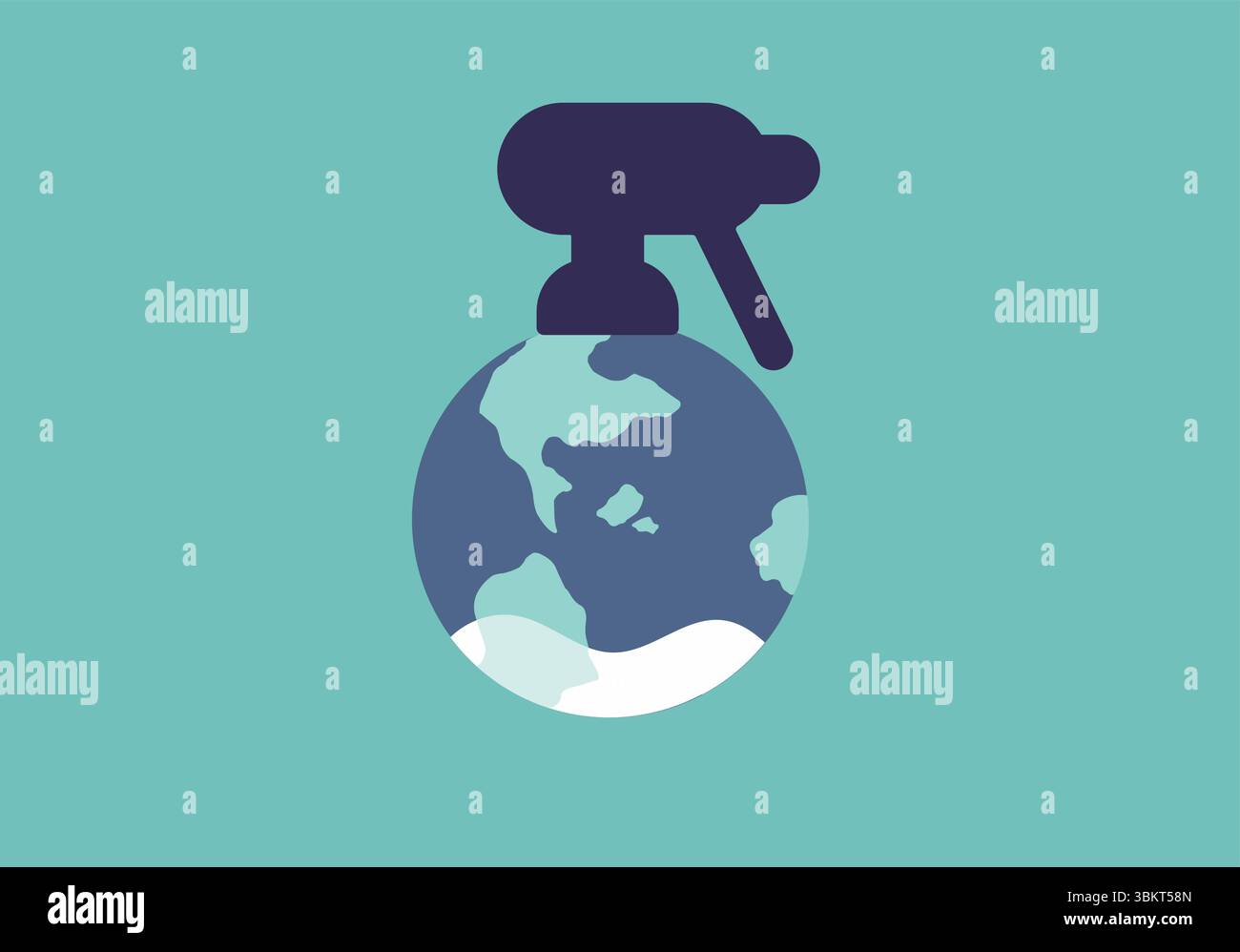 Water scarcity of earth global illustration Stock Vector Image & Art ...