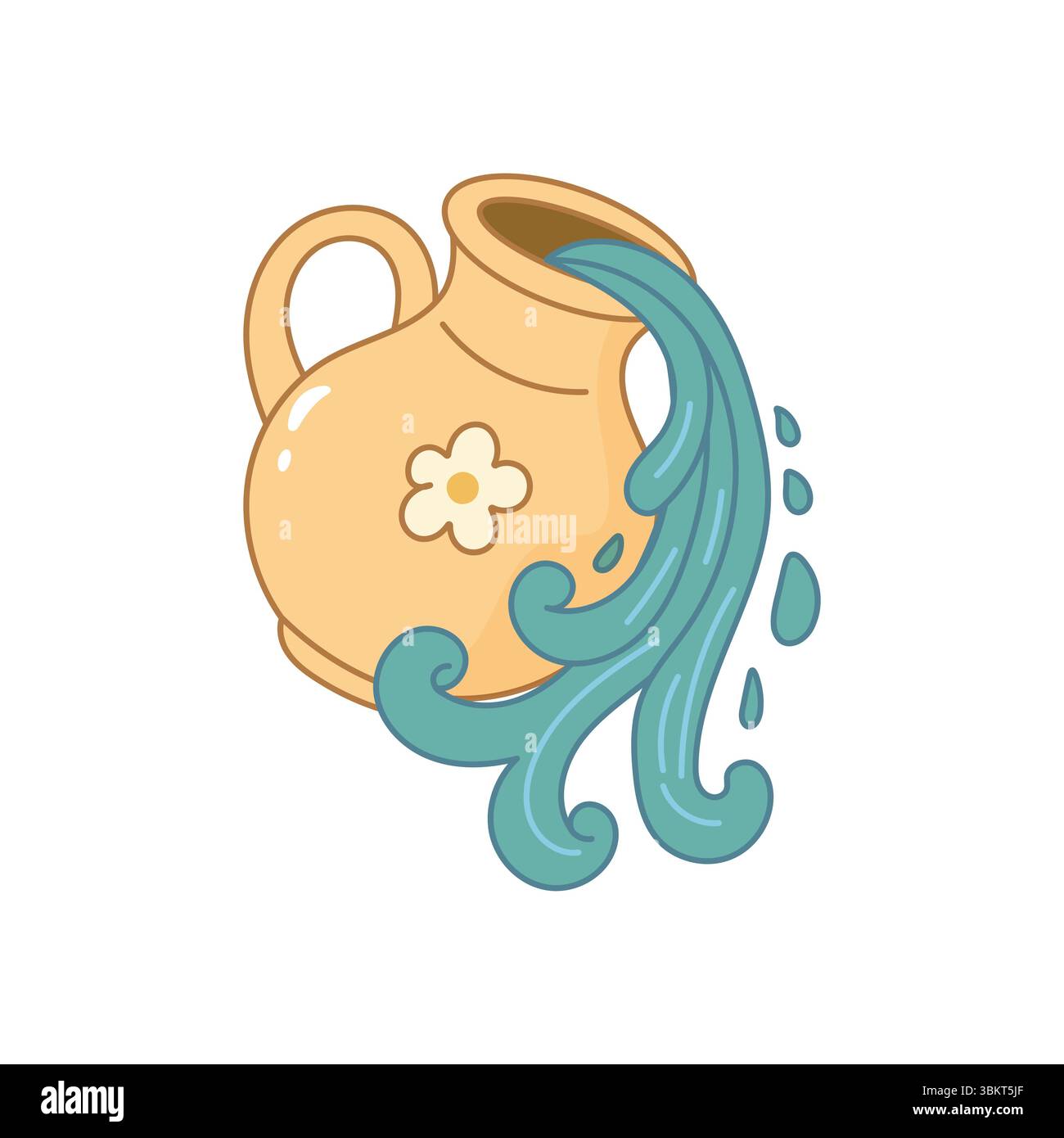 Child pouring jug Stock Vector Images - Alamy