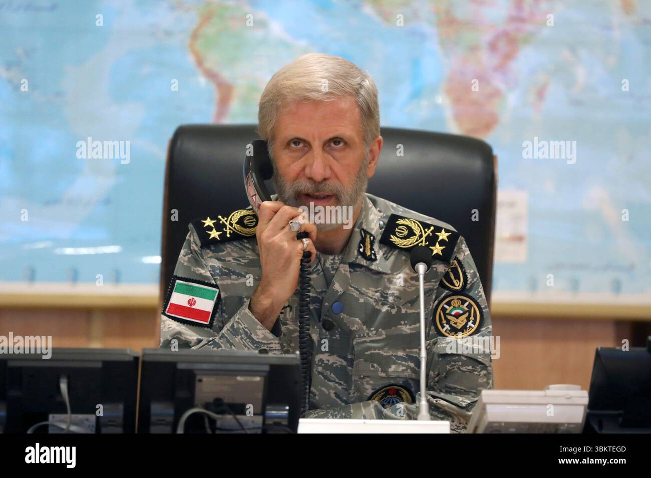 In this photo released on Monday, June 23, 2025, by Iranian army press service, Iran's army ...