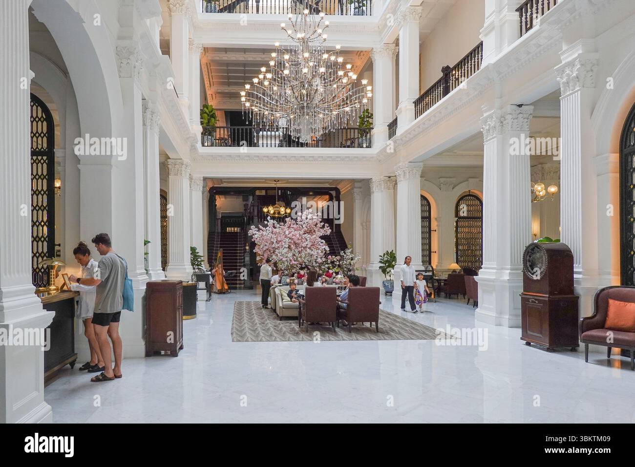 Singapore, Raffles Hotel is a colonial-style hotel built by Armenian ...