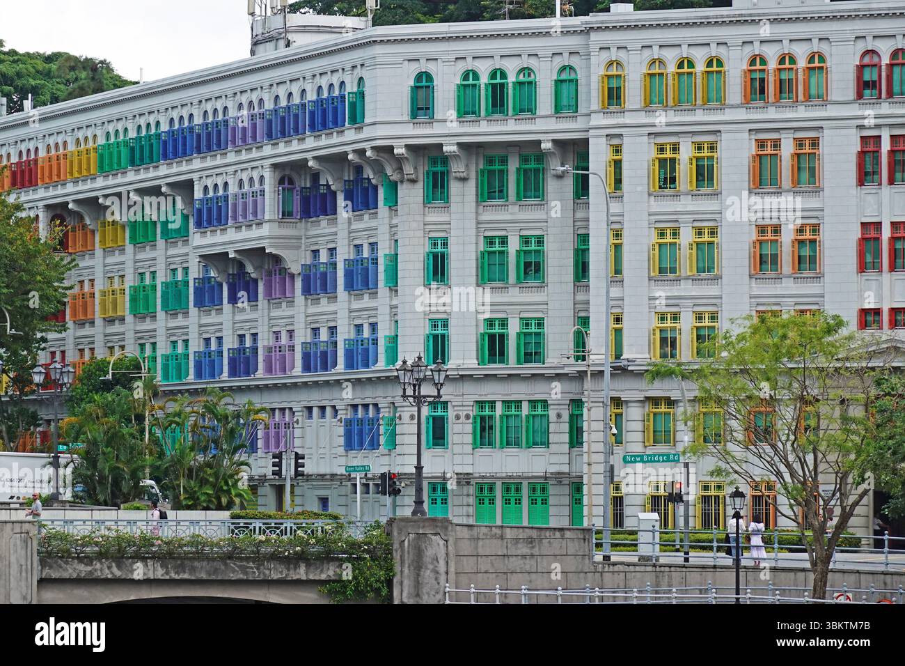 Singapore, MICA Building, formerly the Old Hill Street Police Station ...