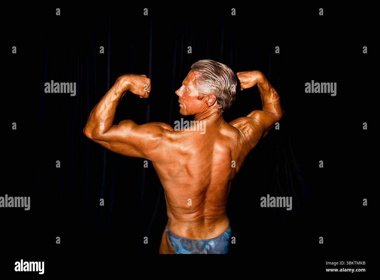 Senior pro bodybuilder and fitness competitor, Toronto, Canada Stock ...