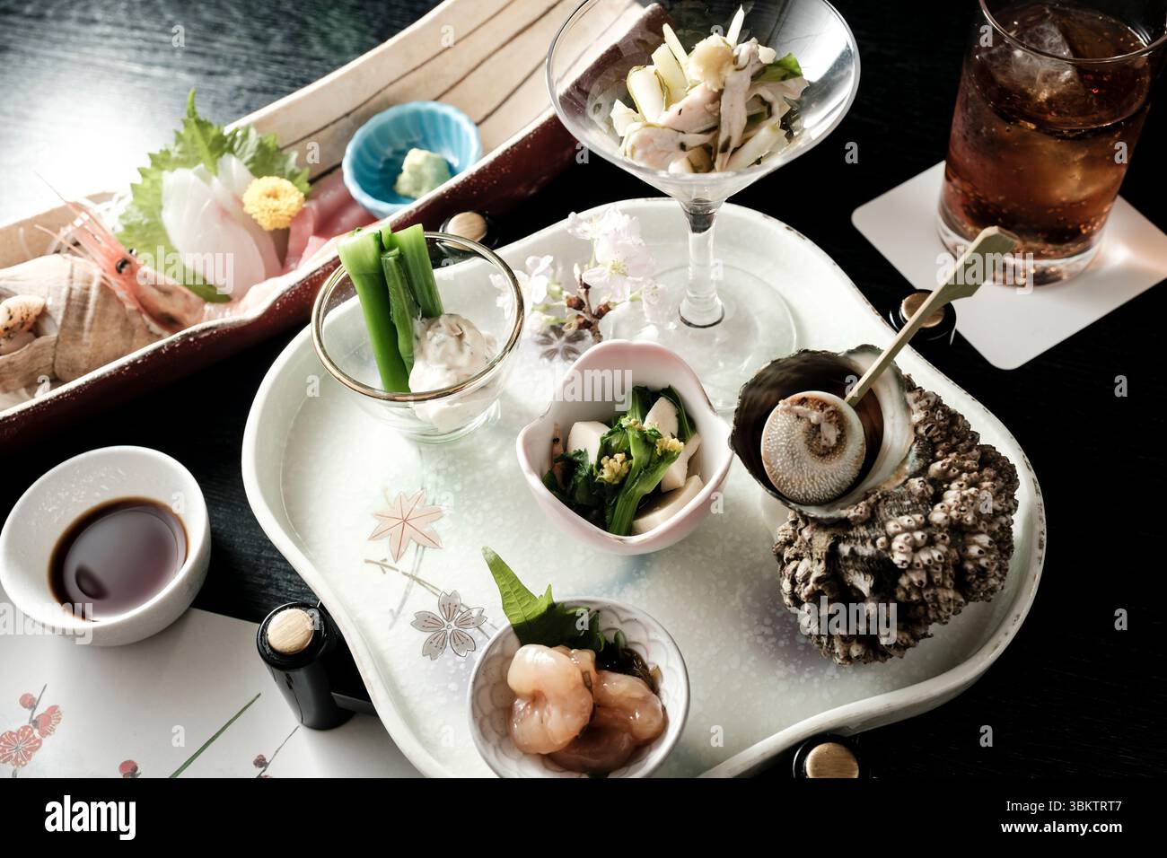 Japanese kaiseki traditional dinner at Wakaba Ryokan, Sakata, Japan ...