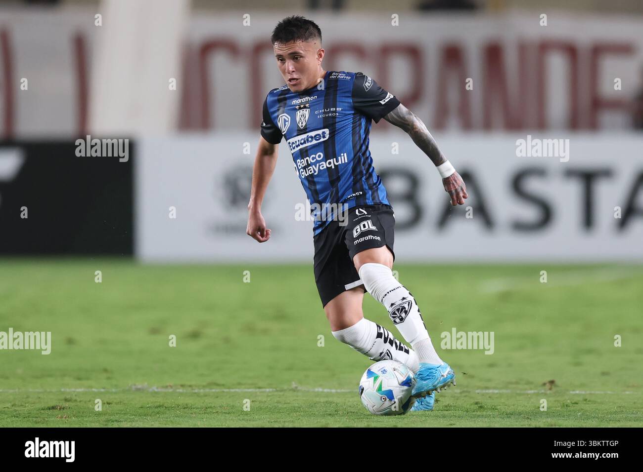 Lima, Peru. 09th May, 2025. Layan Loor of Independiente del Valle ...