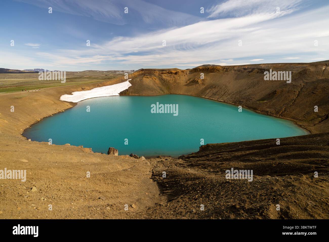 Víti is an explosion crater in the Krafla fissure area of North Iceland ...