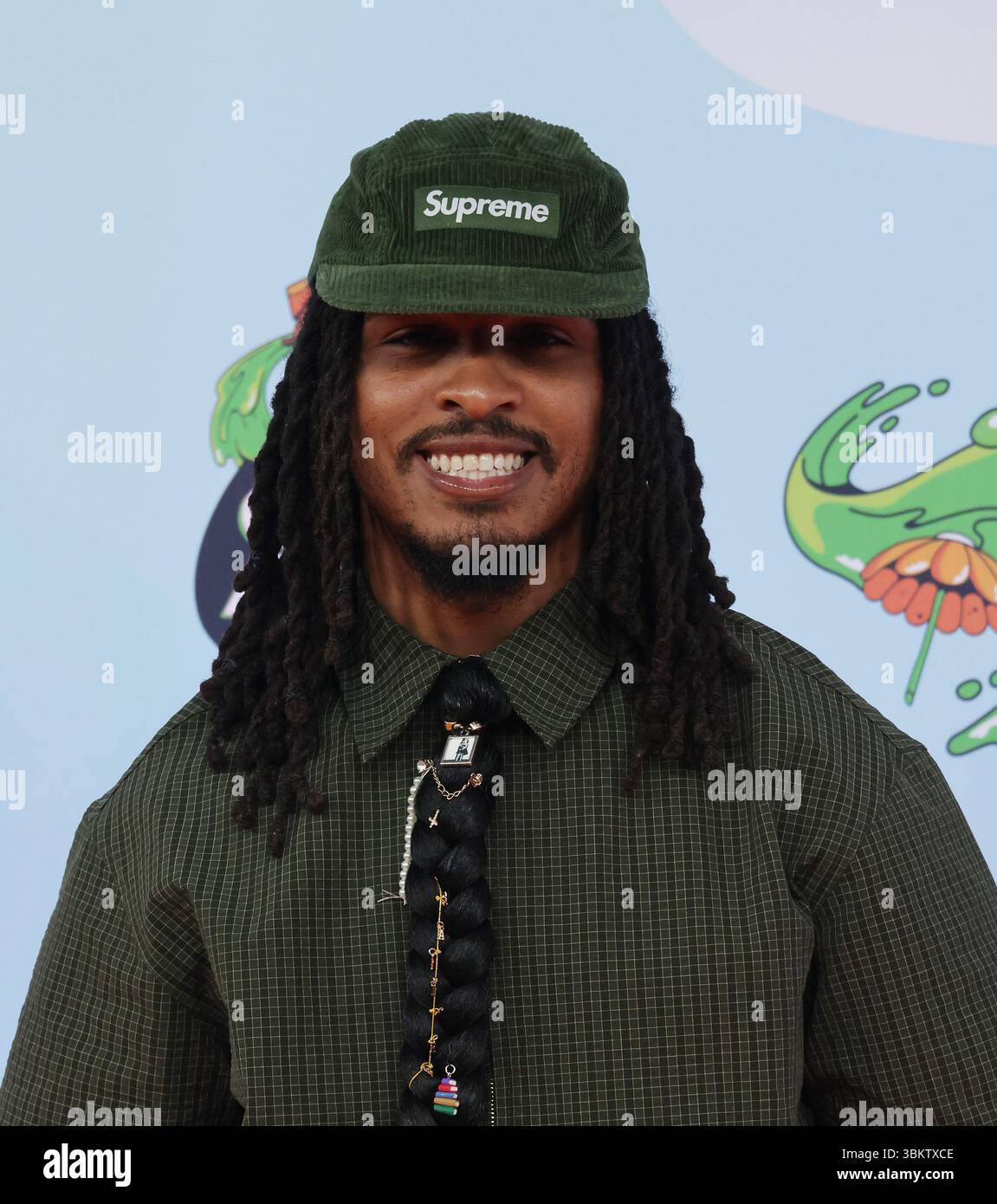 Keith Lee attends the 2025 Nickelodeon Kids' Choice Awards at Barker ...