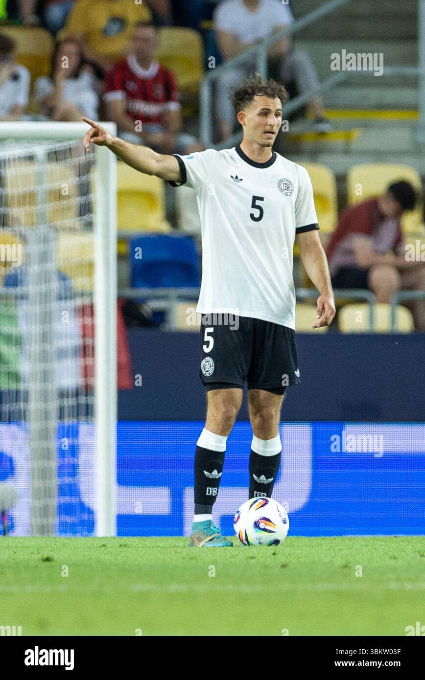 Max Rosenfelder (Deutschland, 5) bei der UEFA U21-Europameisterschaft ...