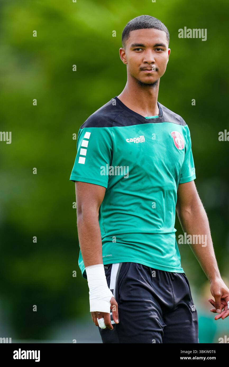 Dordrecht - Jayson Ezeb of FC Dordrecht during first training of FC ...