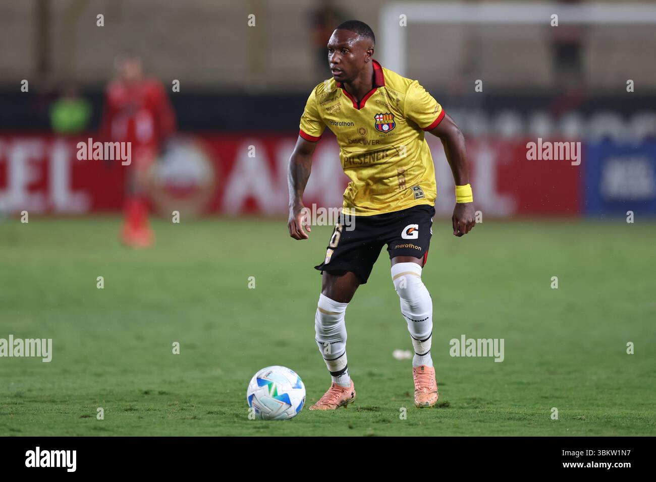 Lima, Peru. 15th May, 2025. Anibal Chala of Barcelona SC during the ...