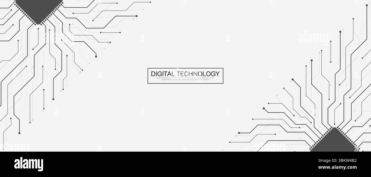 Motherboard technology abstract texture design. Creative idea AI banner ...