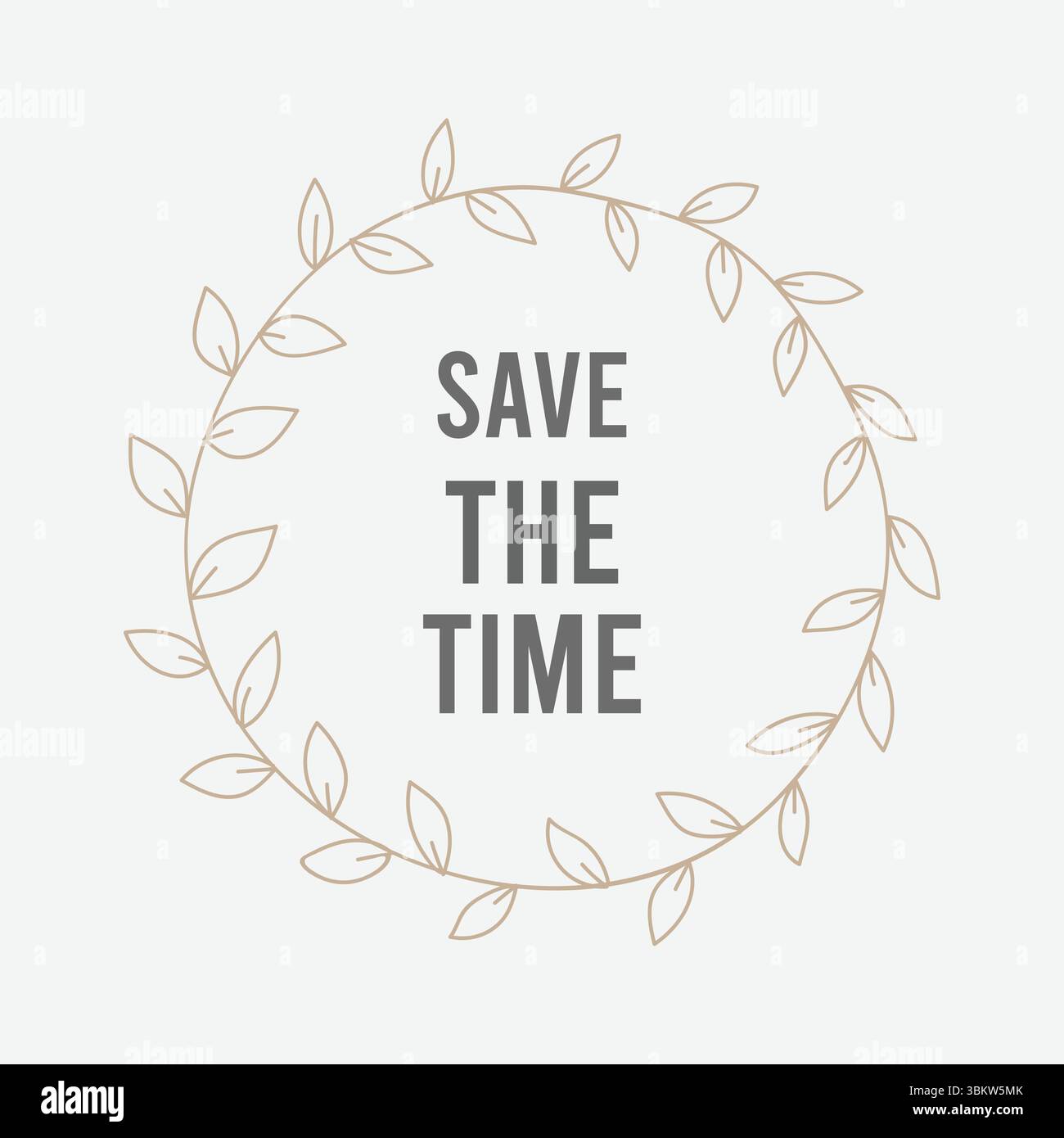 Save the Time with Hand Drawn Text Stock Vector Image & Art - Alamy