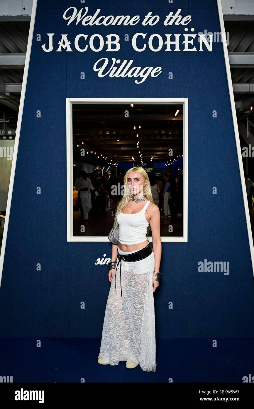 Caterina Carani Milan Fashion Week - Men S/S 2026 Jacob Cohen Party Backdrop Milan, Italy 21st ...