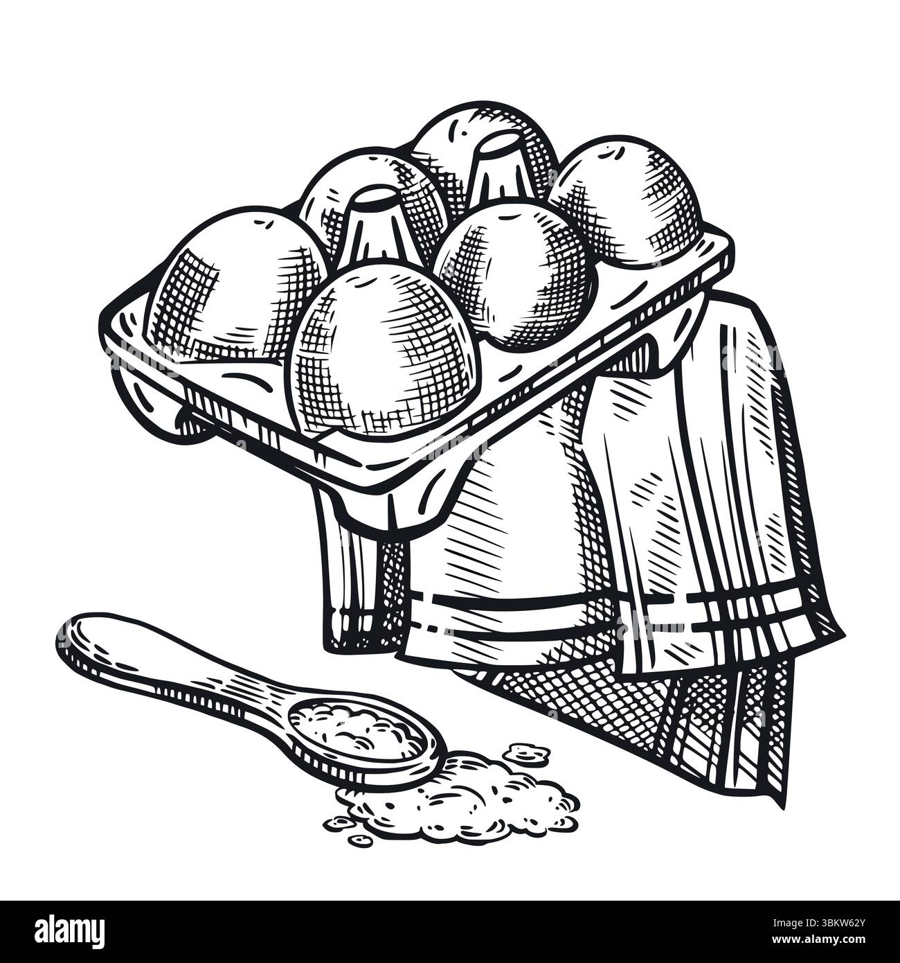 Kitchen product composition Stock Vector Images - Alamy