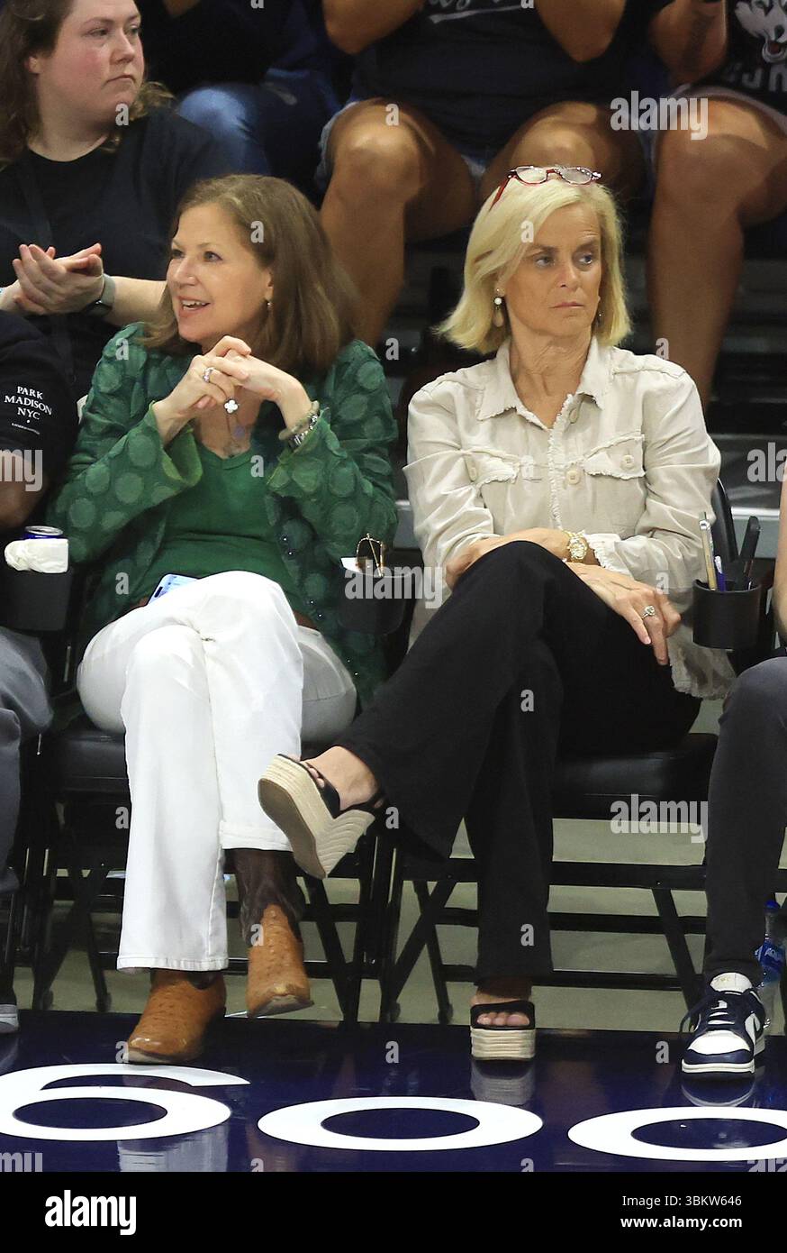 Washington, DC, USA. 22nd June, 2025. Kim Mulkey seen courtside at the ...