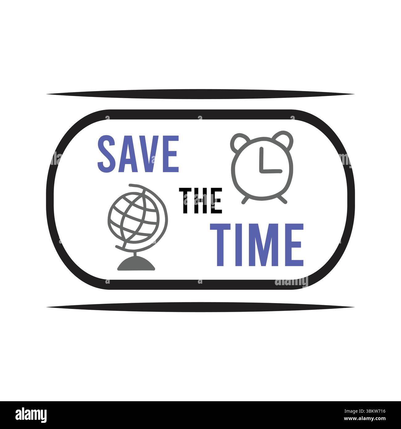 Save date text sign Stock Vector Images - Alamy