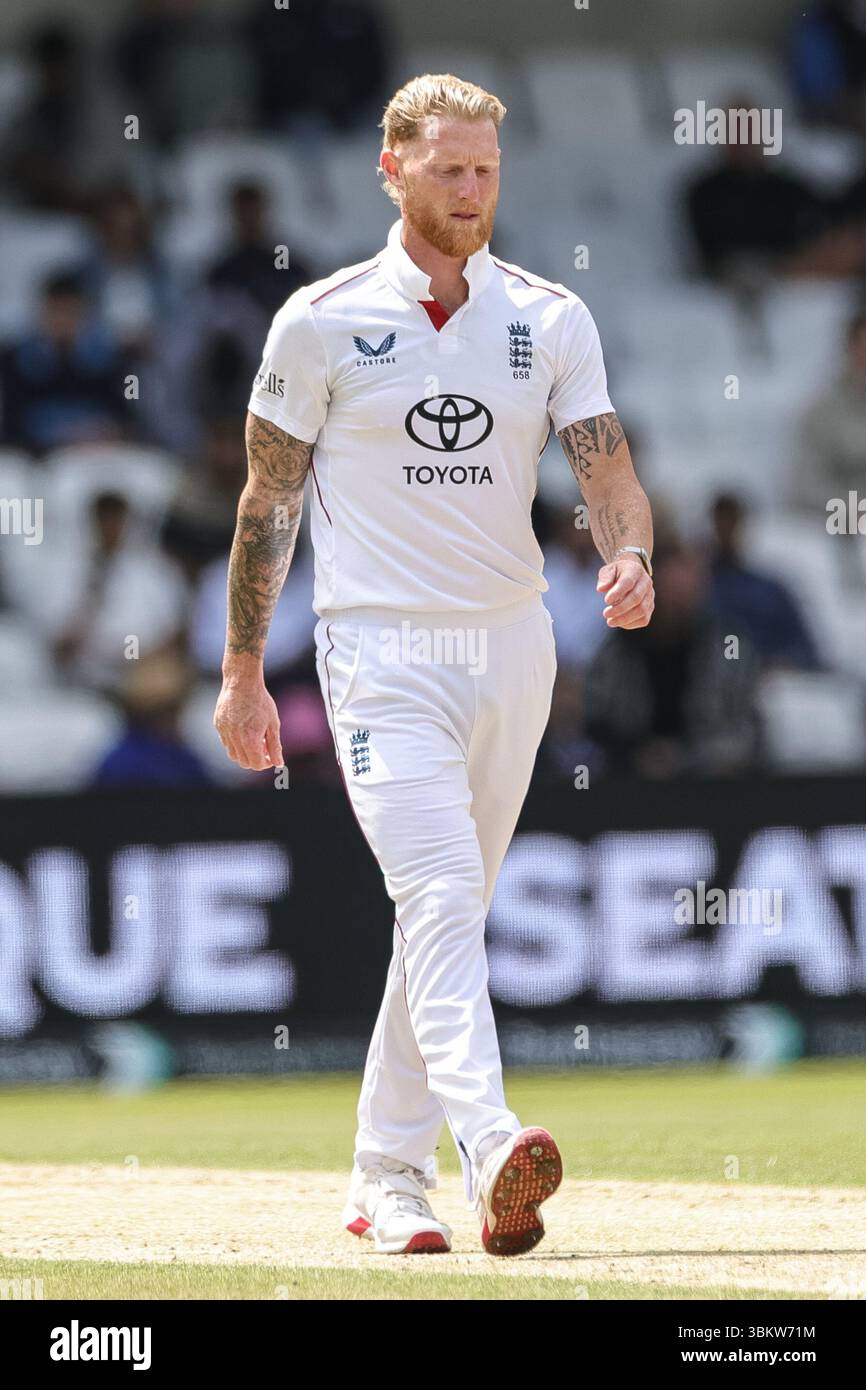 Leeds, UK. 23rd June, 2025. England captain Ben Stokes during the 1st ...