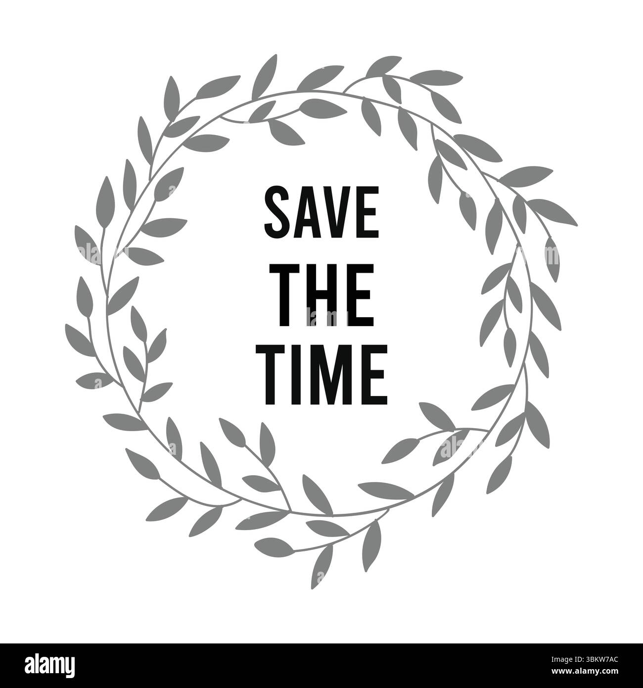 Save the Time with Hand Drawn Text Stock Vector Image & Art - Alamy