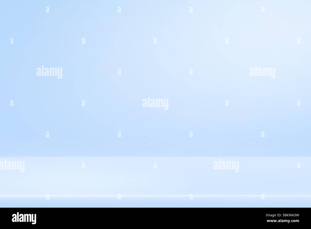 Minimal studio limbo background in pastel blue tones - clean empty bg ...