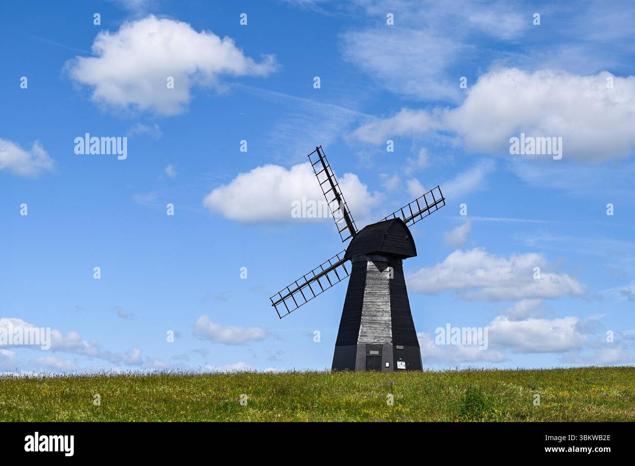 Brighton UK 23rd June 2025 - Rottingdean Windmill near Brighton on a ...