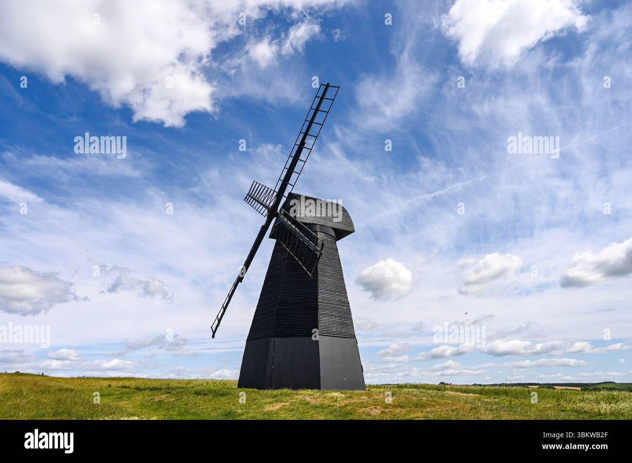 Brighton UK 23rd June 2025 - Rottingdean Windmill near Brighton on a ...