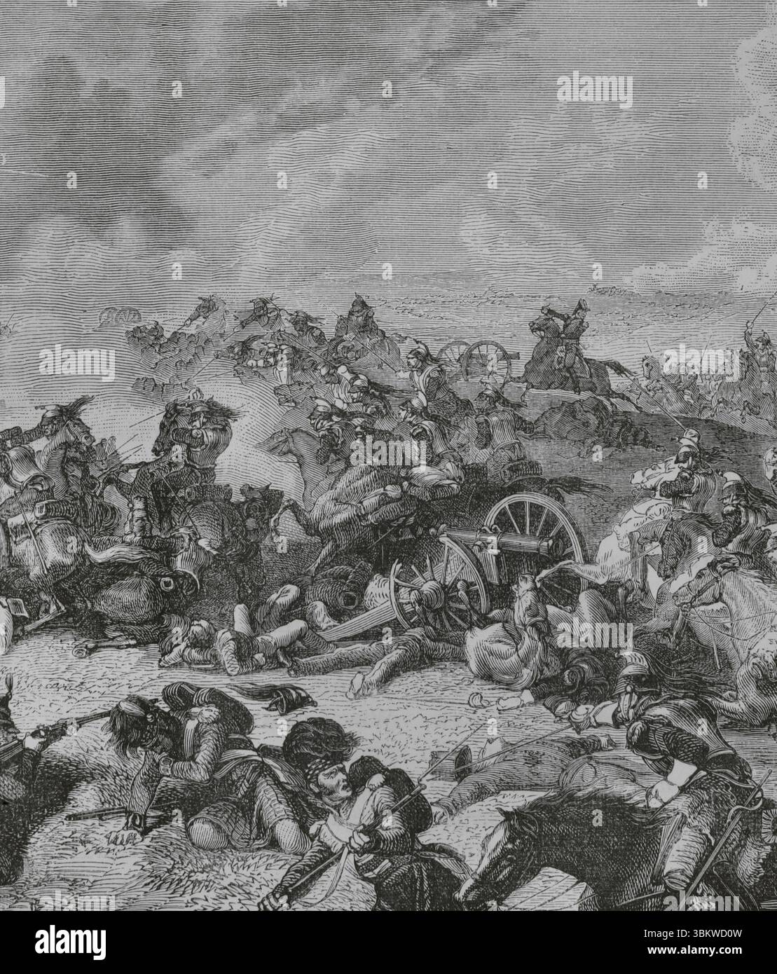 Battle of Waterloo. Combat that took place on 18 June 1815 in present ...