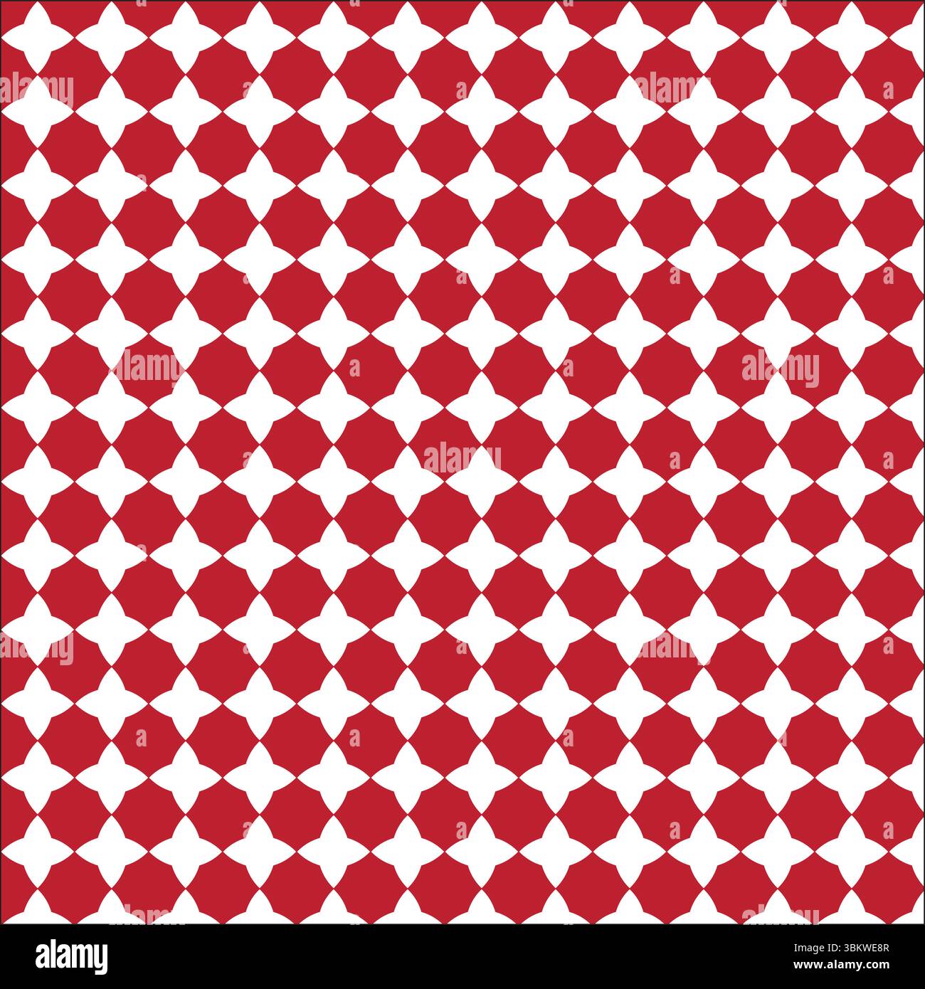Geometric red and white pattern seamless tileable background design for ...