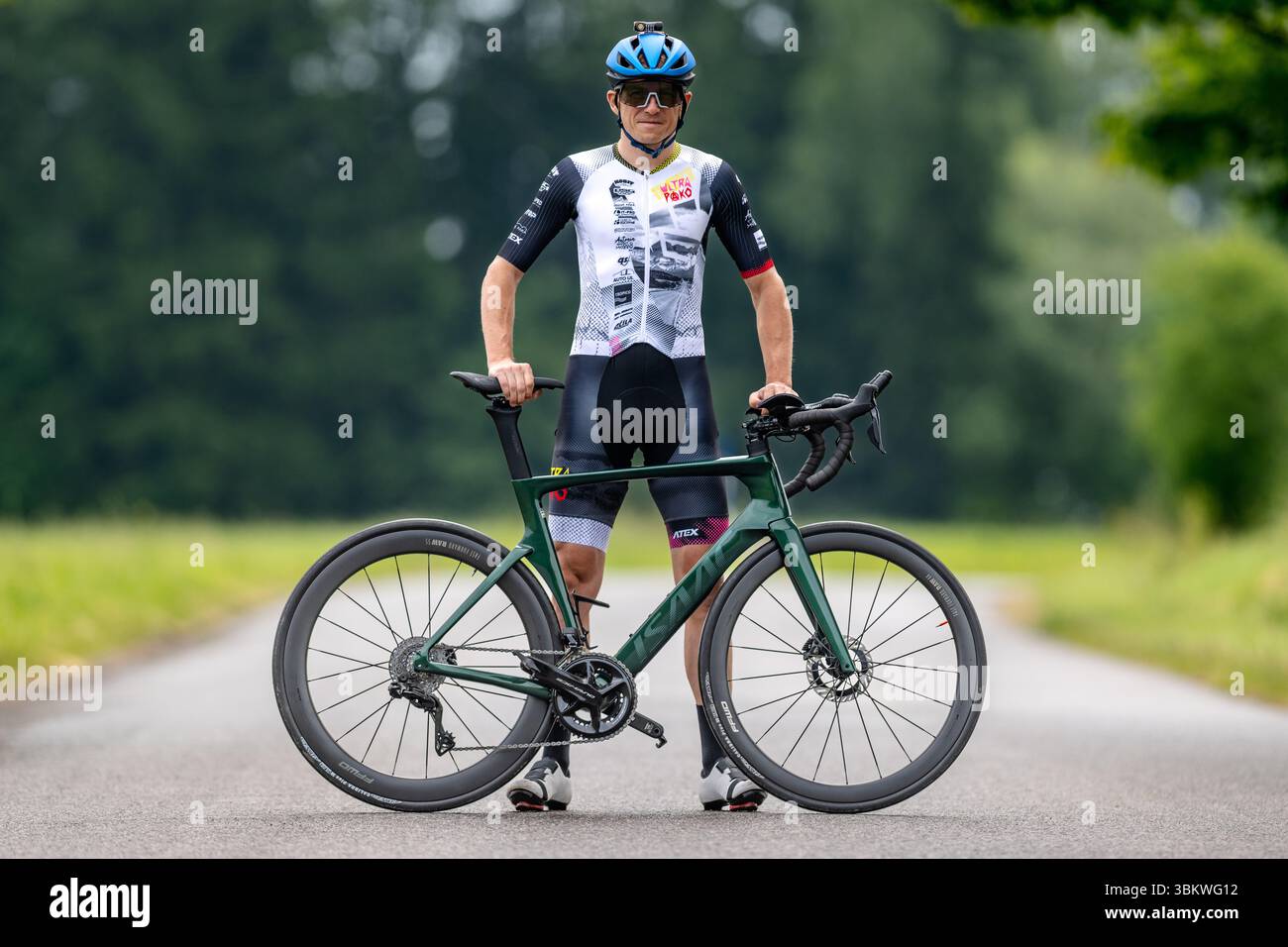 Endurance cyclist from Nova Paka Daniel Polman prepares to ride the ...