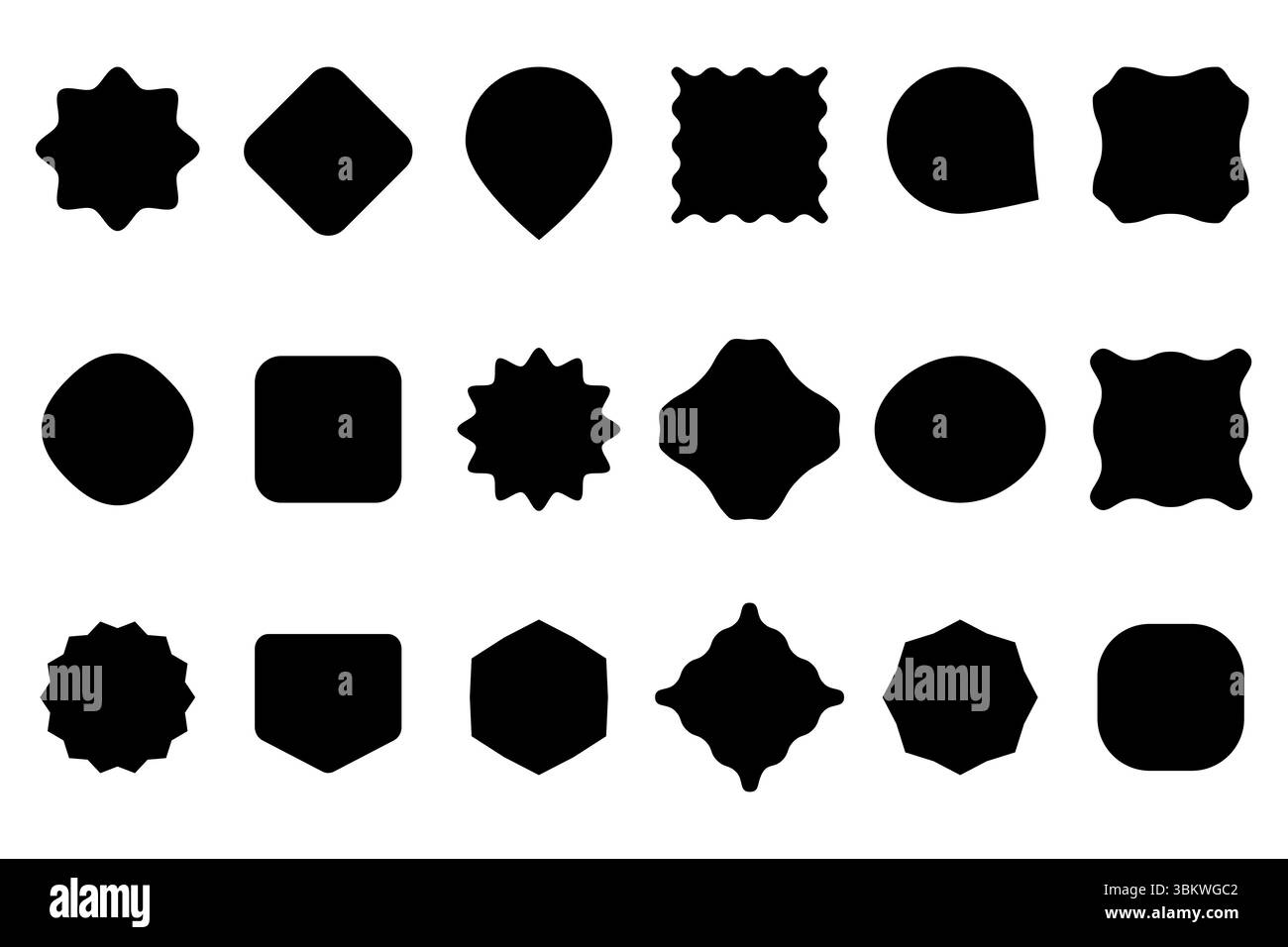 Starburst sticker Black and White Stock Photos & Images - Alamy