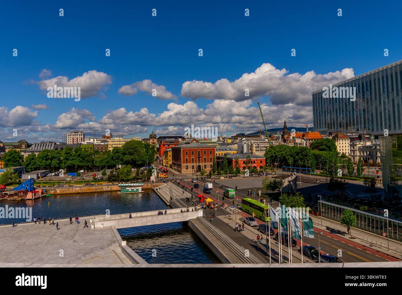 Oslo norway view cityscape hi-res stock photography and images - Alamy