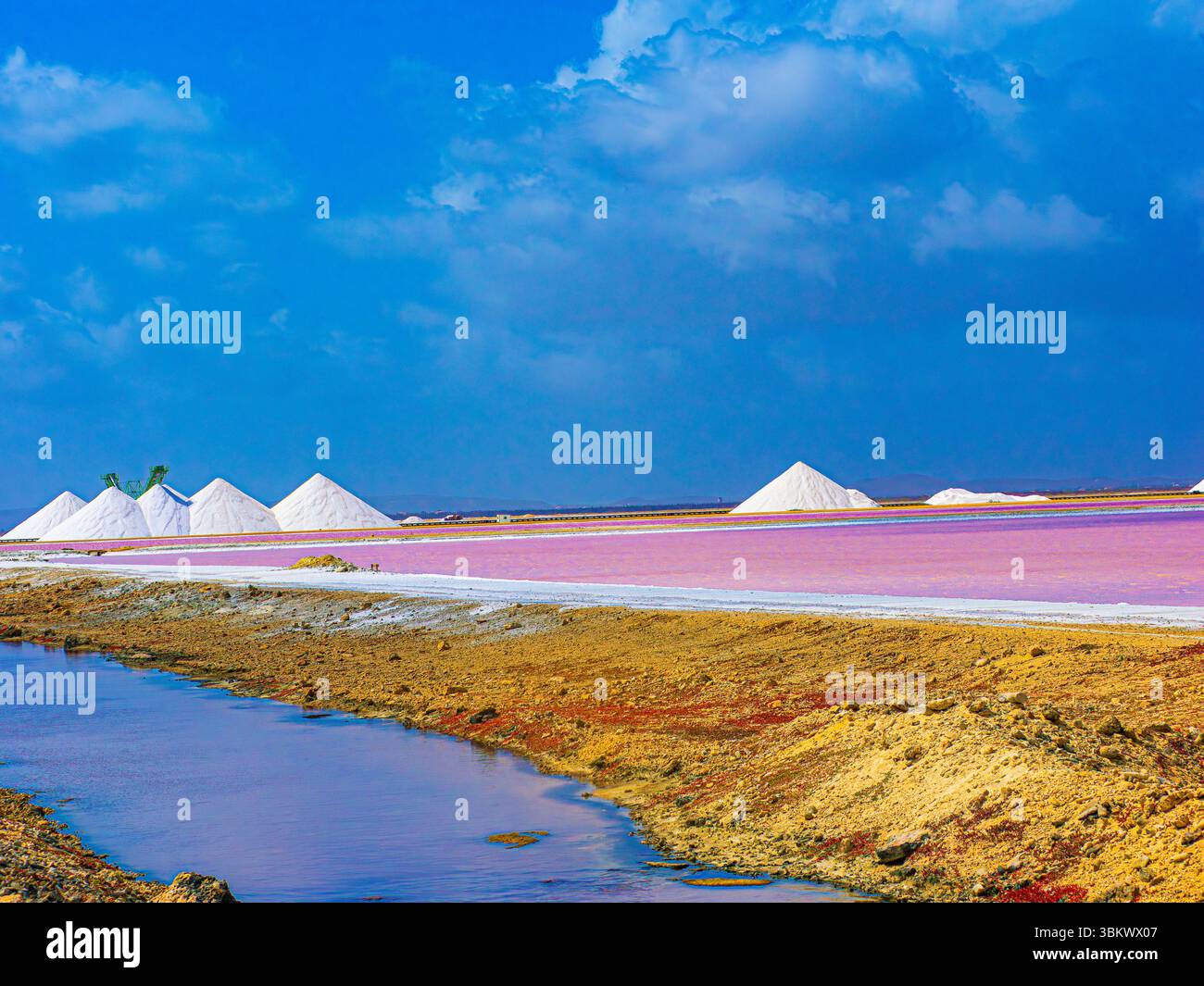 White salt hills vibrant hi-res stock photography and images - Alamy