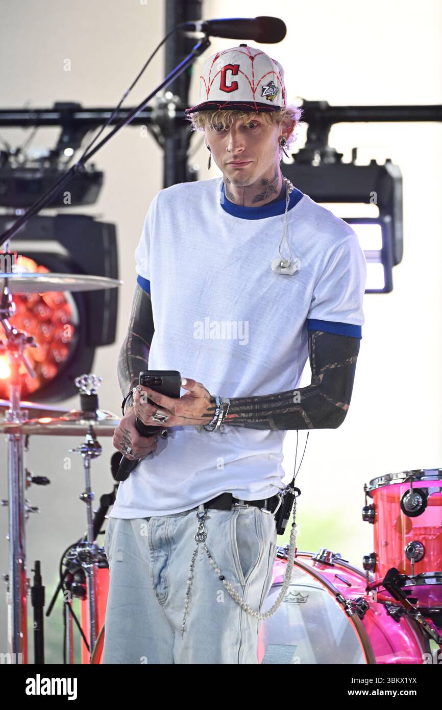 Machine Gun Kelly (MGK Stock Photo - Alamy
