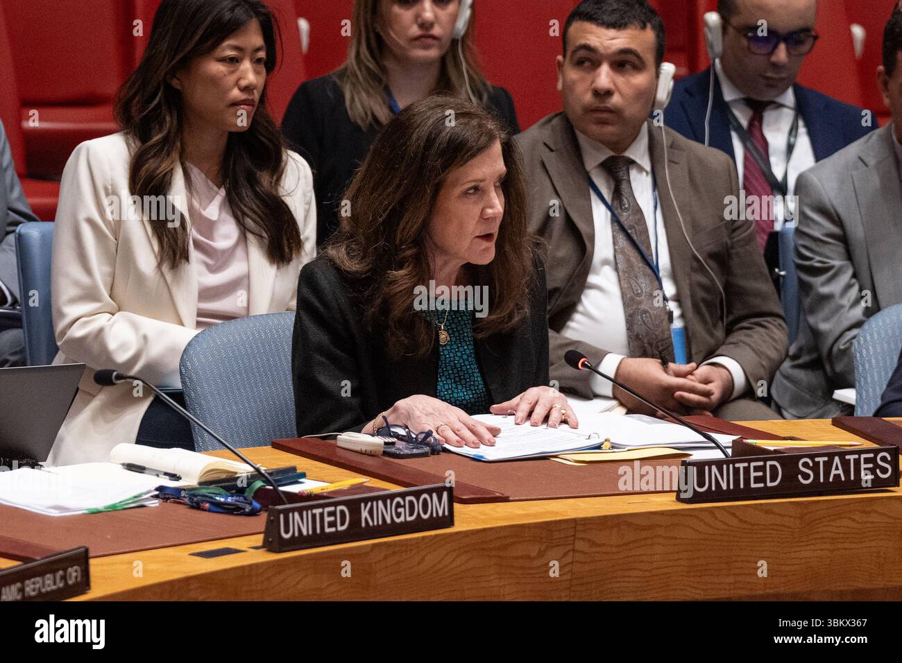New York, United States. 22nd June, 2025. Ambassador Dorothy Shea of ...