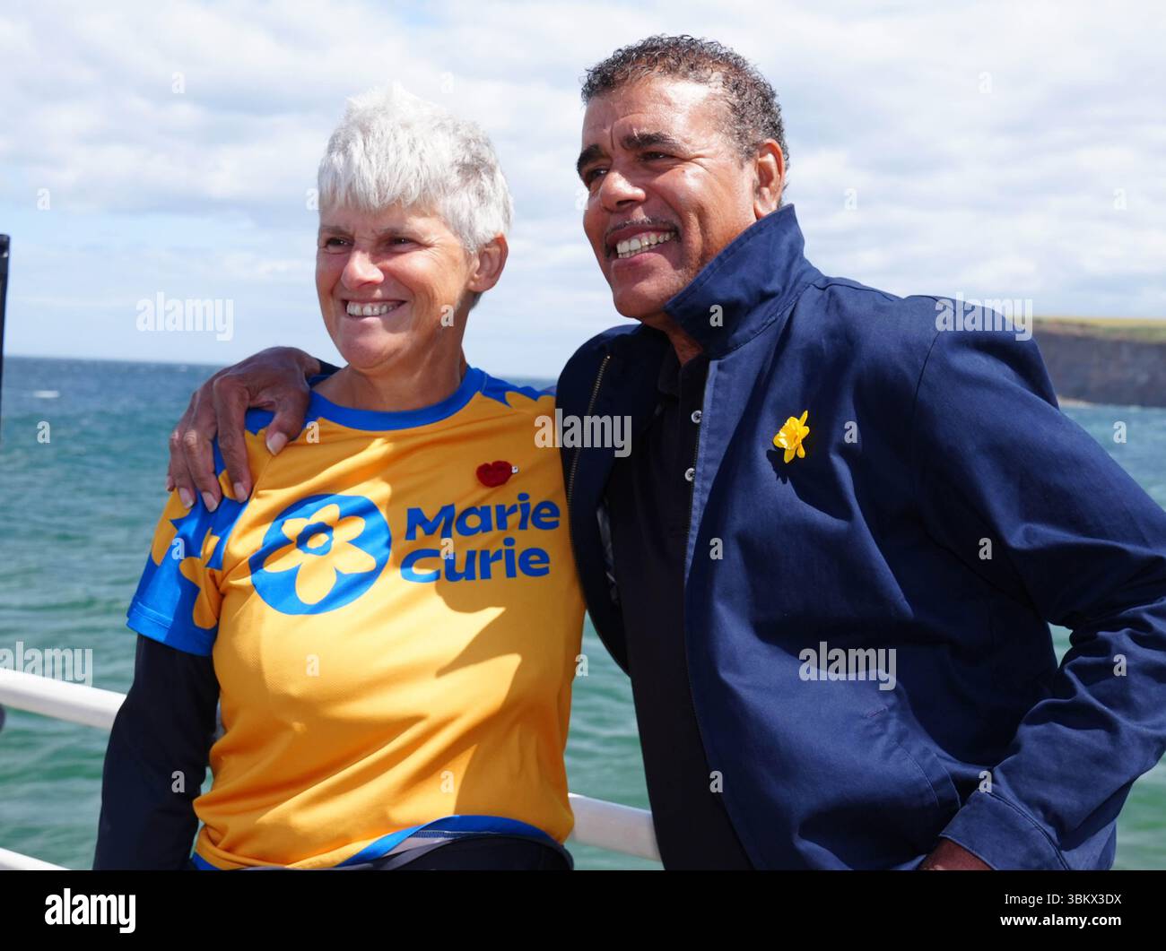 EDITORIAL USE ONLY Former footballer and Marie Curie Ambassador Chris ...